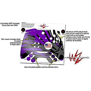 Baja 0040 Purple - WraptorSkinz Decal Style Vinyl Skin Wrap compatible with XBOX One ELITE Wireless Controller (CONTROLLER NOT INCLUDED)