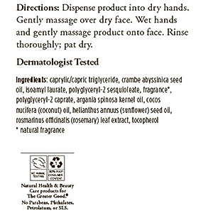 Burt's Bees 100% Natural Facial Cleansing Oil for Normal to Dry Skin, 6 Oz (Package May Vary)