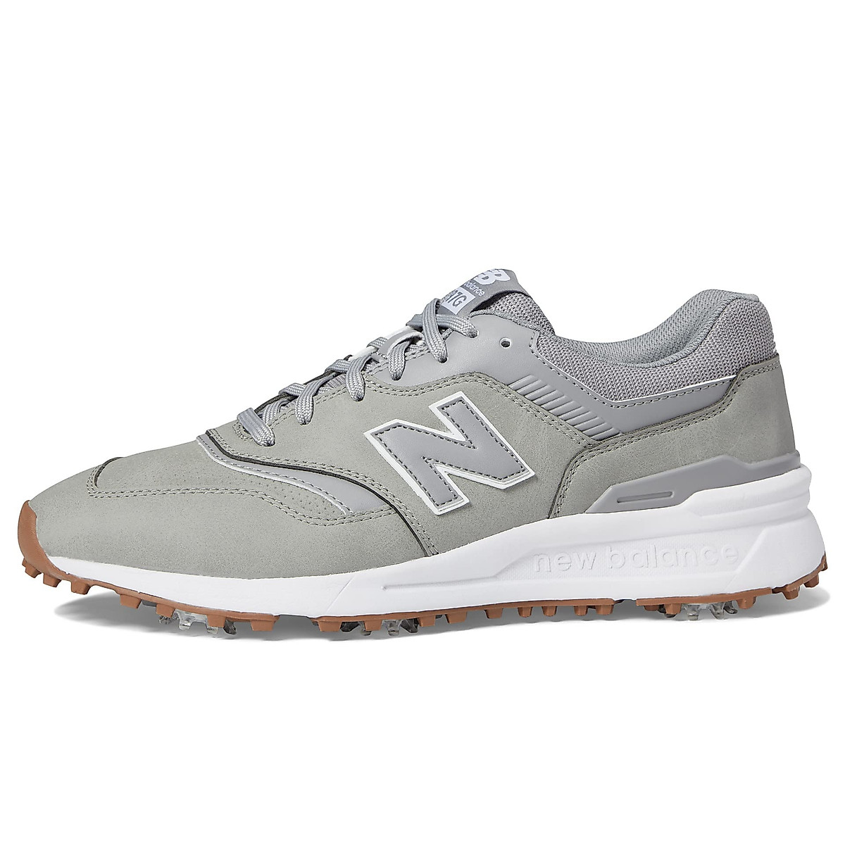 New Balance Mens 997 Golf Shoe, Grey, 10 US