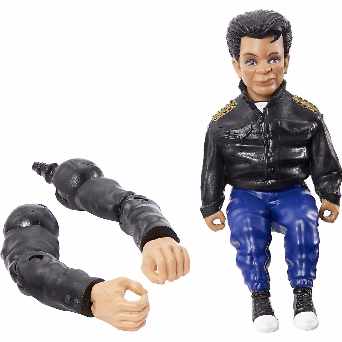 WWE Wrestlemania 37 Elite Collection Chyna Action Figure with Women’s Championship and Paul Ellering and Rocco BuildAFigure Pieces6 in Posable Collectible Gift for WWE Fans Ages 8 Years Old and Up