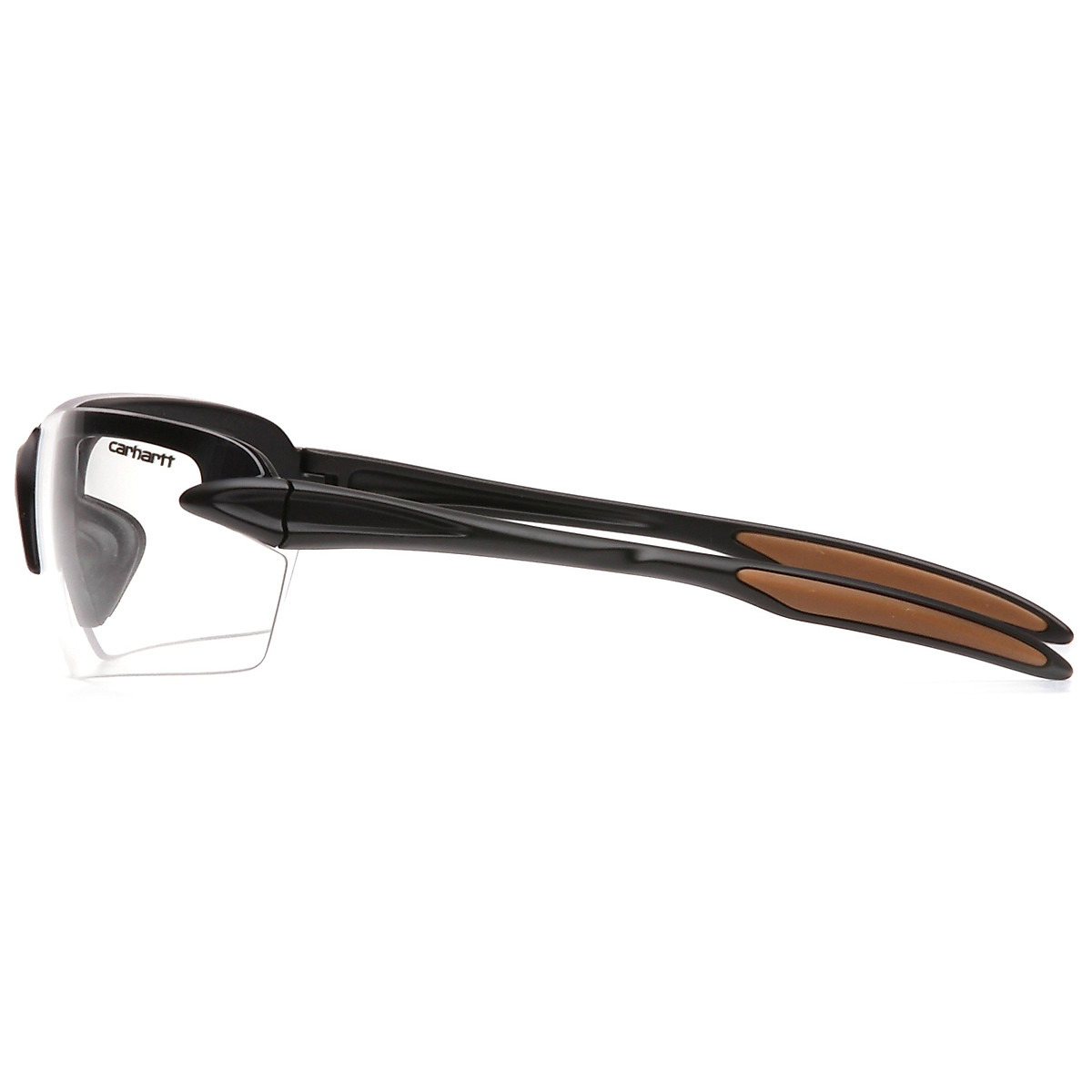 Pyramex Safety Products CHB310D Carhartt Spokane Safety Glasses, Clear Lens with Black Frame, Clear