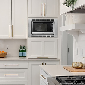 Panasonic NN-TK621SS 27-inch Trim Kit for 1.2 cu ft Microwave Ovens, 1.2cft, Stainless Steel