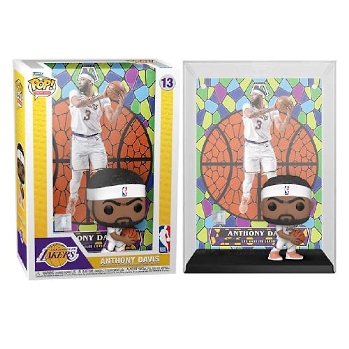 Funko Pop! Trading Cards: NBA - Anthony Davis, Los Angeles Lakers (Mosaic)