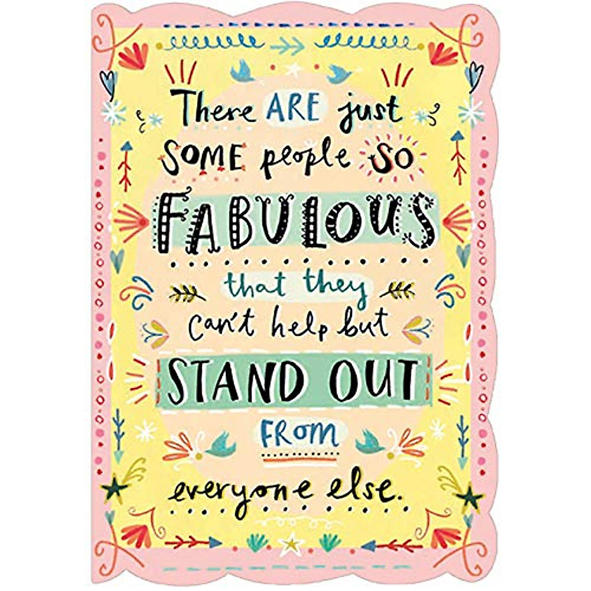 RSVP Birthday Greeting Card - So Fabulous : Can't Help But Stand Out