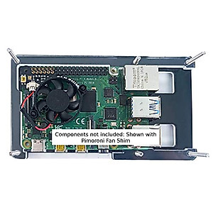 C4Labs JRPi-3.5NSX Nextion Screen Case for Raspberry Pi 4B & 3B+, Jumbospot MMDVM, and 3.5" Nextion Screen (Included)