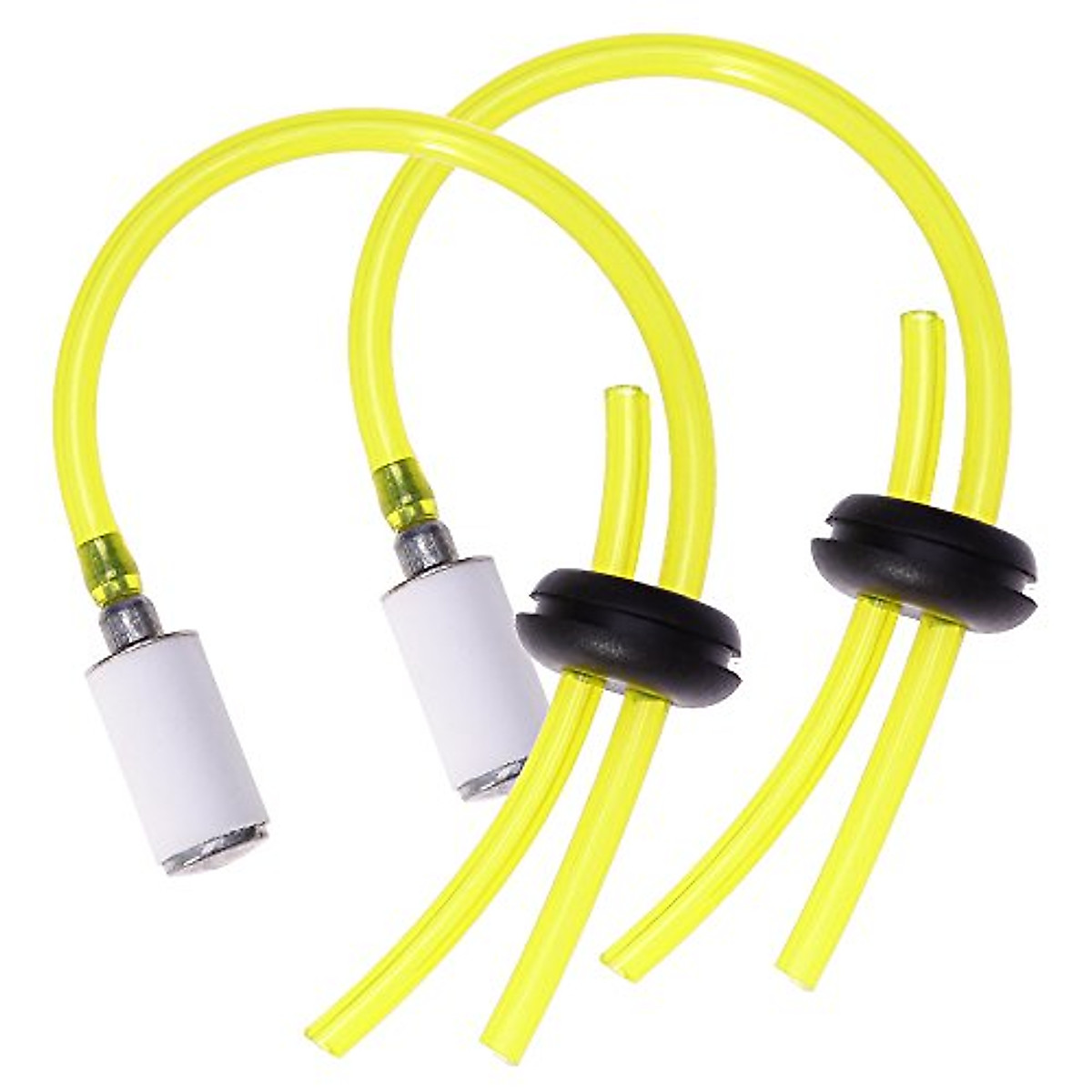 Saihisday Fuel Line 2 Hole Grommet Assembly 3004105 300494 30047 for Earthquake Auger MC43 E43 (Pack of 2)