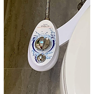 Bidet Toilet Attachment Eco-Splash Bidet Basic - Dual Nozzle - Cold Water - Self Cleaning Bidet Toilet Attachment