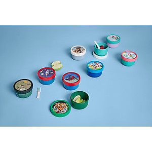 Mepal - Fruitbox Campus - Snack box for kids - Dishwasher and microwave safe - BPA free - 300 ml - Leopard