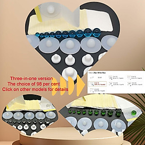 IKJNMLP 12PC Belly Button Shaper Silicone Belly Button Plug Post Tummy 12PCS Different Sizes