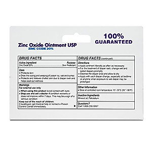 Globe Zinc Oxide Ointment 20%| 2 Ounce Tube (3 Pack) (Total 6 oz) | Advanced Skin Protection | for Diaper Rash, Relief from Poison Ivy, Sumac & Oak, Protects from Wetness, Protects Chafed Skin