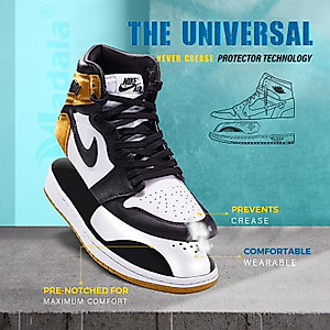 Madala 2 Pair Crease Protector for Air Force Shoes, Sneaker Shoes Protectors, Crease Guards Anti Crease Shoes Protector, Anti Wrinkle Shoes Crease Protector, No Crease Shoe Inserts for Men's 7.5-12