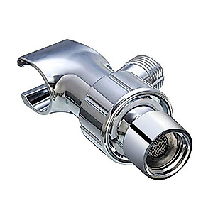 Adjustable Shower Arm Mount- with Universal Wall Hook Bracket and Brass Pivot Ball, NearMoon Shower Head Holder for Hand Held Showerheads