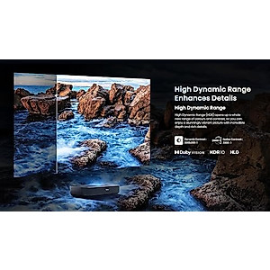 Hisense PL1 Ultra Short Throw Home Theater Smart Projector, 80"-120", 4K UHD, Dolby Vision & Atmos, HDR10, Google TV, Netflix, 2200 ANSI Lumens