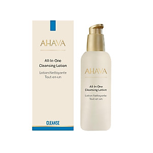 AHAVA All-In-One Toning Cleanser - Skin-Friendly, Soft, Water-Based Formula Gently Removes Dirt, Impurities & Makeup Including Eyes, Rebalances pH, Made with Our Signature Blend Osmoter, 8.5 Fl.Oz