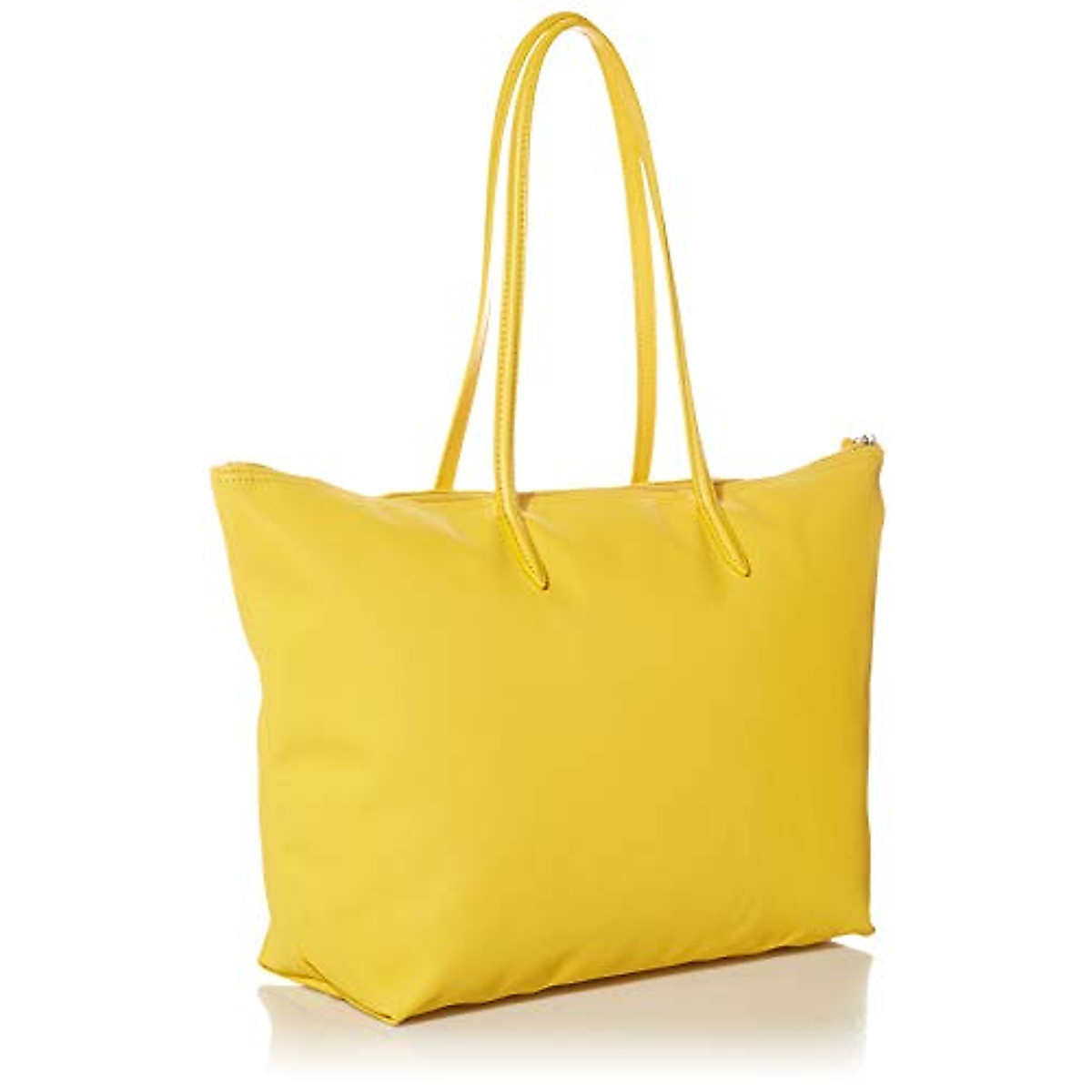 Lacoste L.12.12 Concept Large Shopping Bag, Navy Blue/Narcissus-Andalusian RED-Turkish Delight