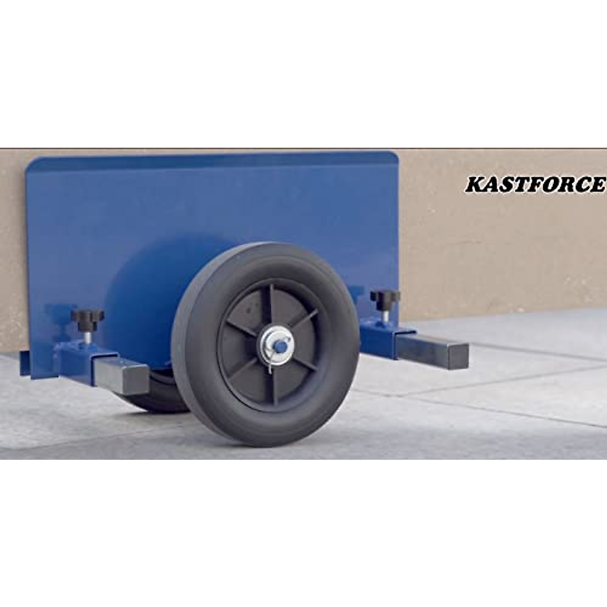 KASTFORCE KF4002 Panel Dolly, 600 Lbs Capacity, Drywall Mover with 8" Non-Flat Wheels, Adjustable Clamp Panel Cart, Wood Mover, Drywall Dolly, Door Dolly