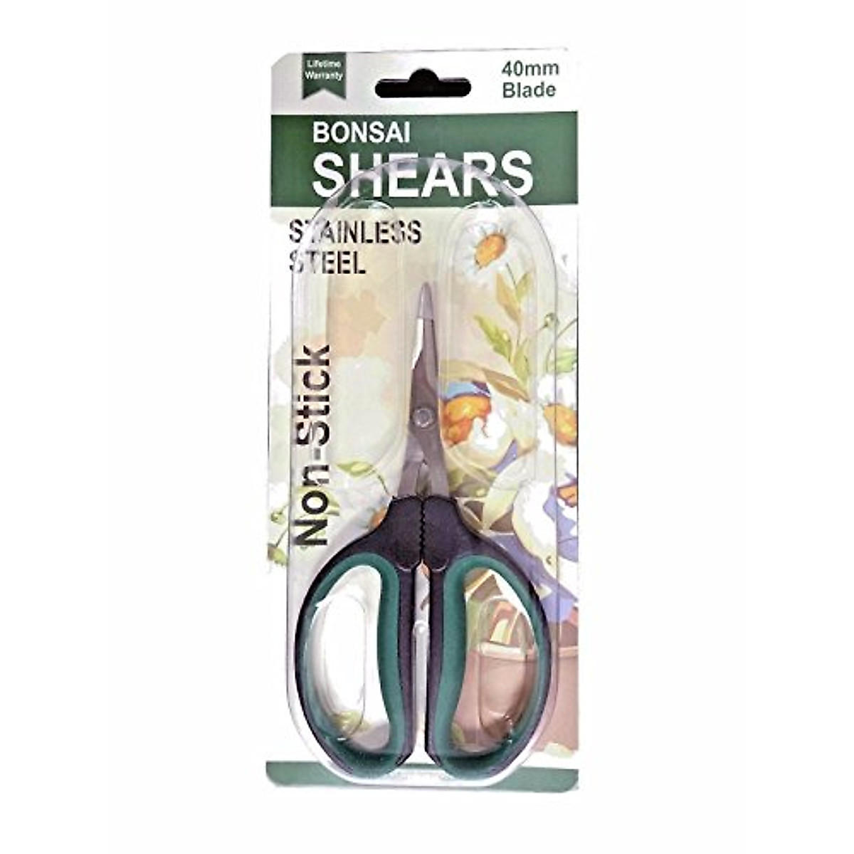 Hongville Pack of 2 40MM Blade Traditional Green Butterfly Bonsai Shears |Tip Trimming Scissors, Tree Trimmer, Premium Garden Shears, Gardening Professional Hand Pruning Pruner, Clipper The Garden