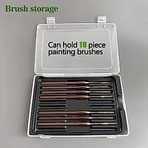 Wet Palette Wet Pallet for Miniatures- Stay Wet Palette for Acrylic Painting Wet pallets for Painting Miniatures,Paint Brush Holder Organizer Wet Palette Storage containers