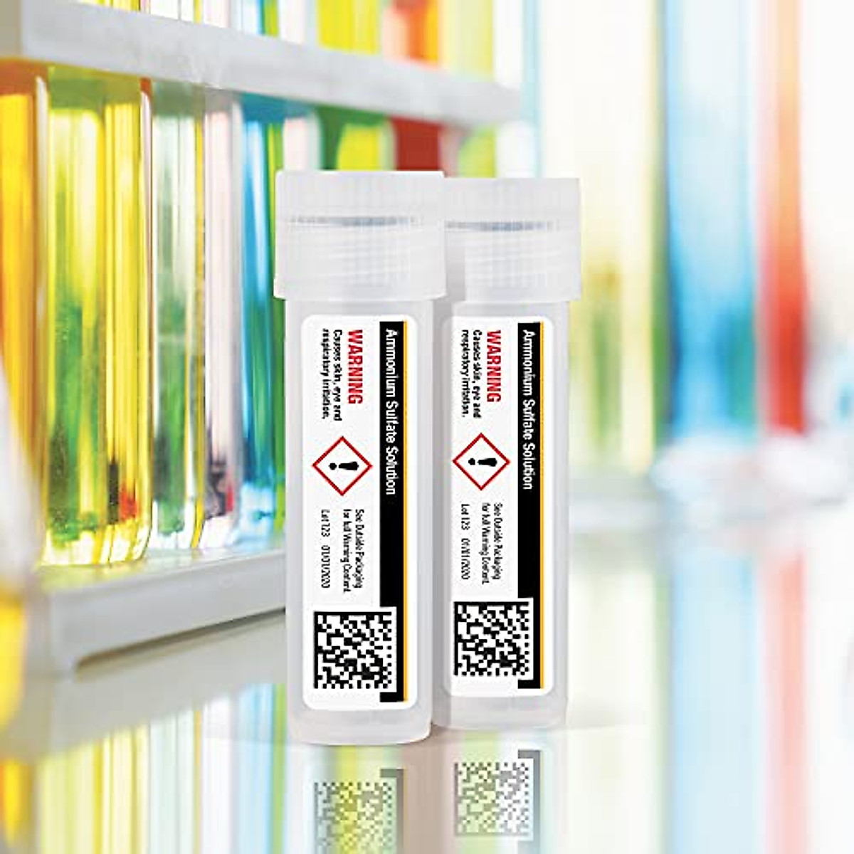 Avery UltraDuty GHS Labels, Waterproof, 2/3" x 1-3/4" Inch Rectangle Printable Labels, Pack of 1500 White Labels for Use with Laser Printers