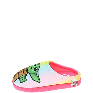 LEGO Star Wars Pajamas, Baby Yoda Nightshirt with Cozeez Slippers, Pink, Size Little Kids Size 7/8