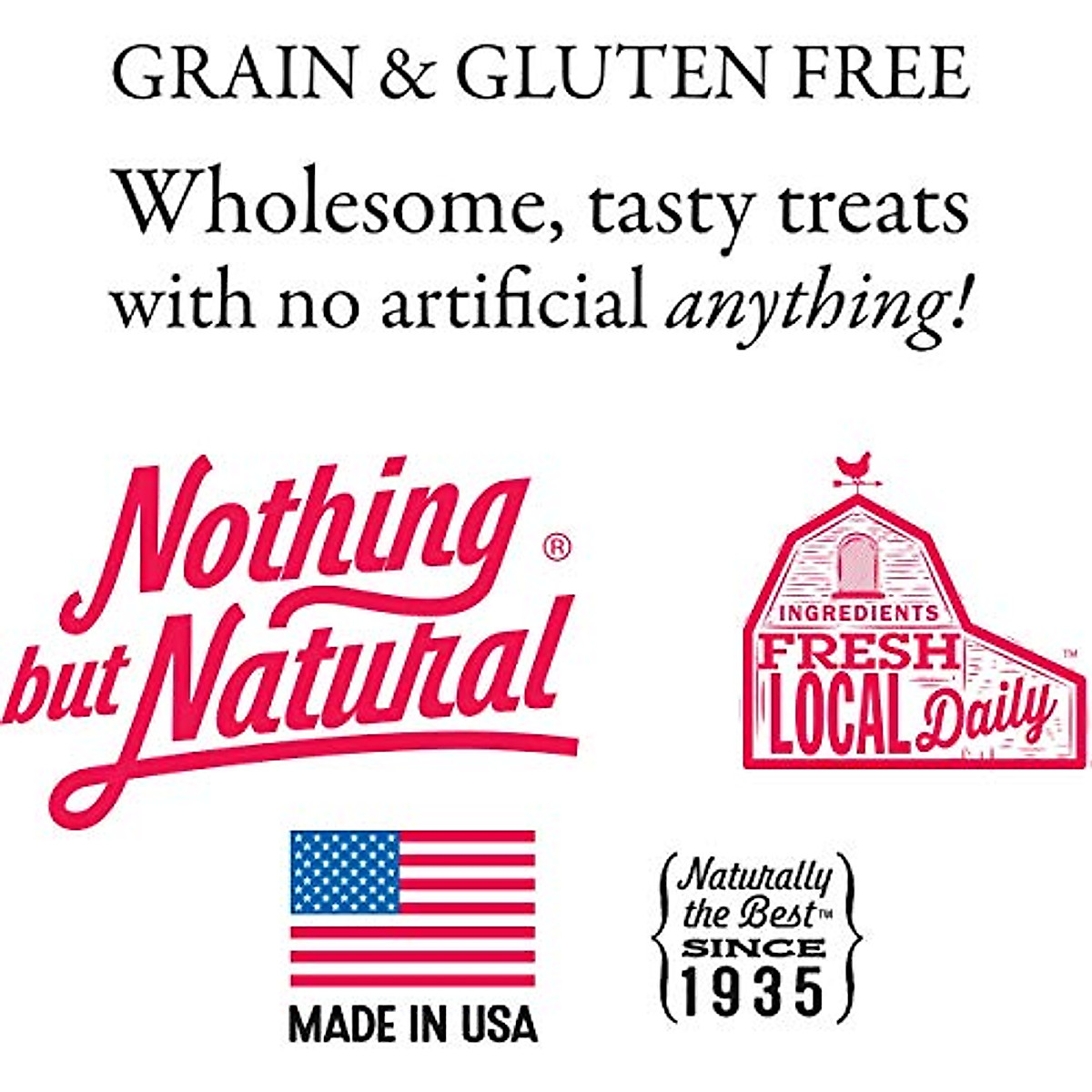 Evanger's Nothing But Natural Gently Dried Beef Heart Treats for Dogs