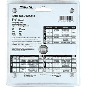 Makita 792299-8 3-3/8-Inch Fine Tooth Blade , Grey
