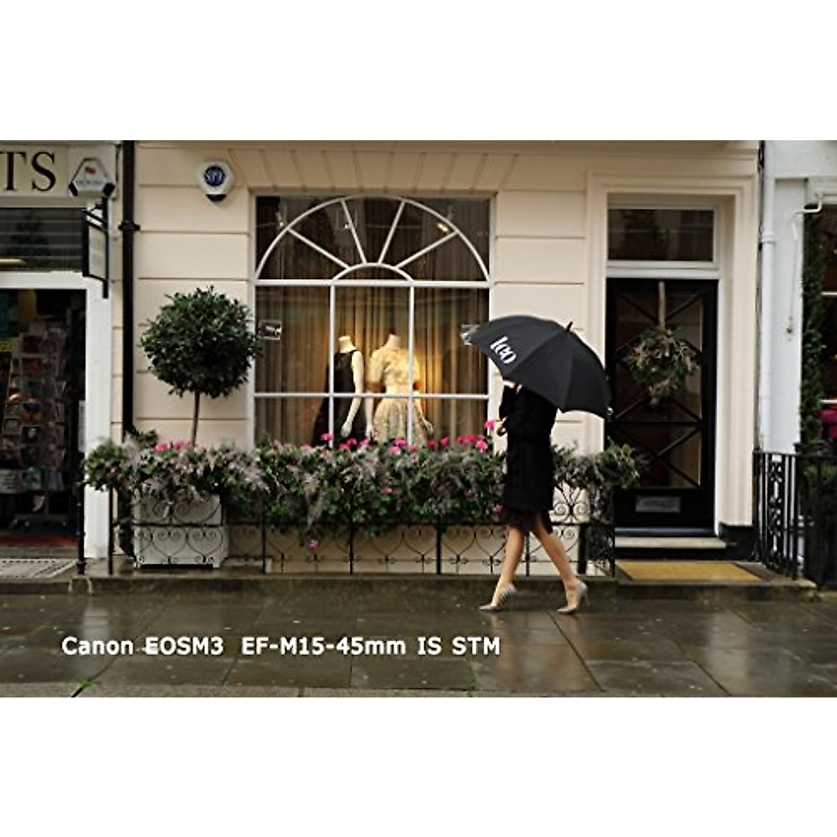 Canon EOS M3 24.2MP 1080P Wi-Fi Camera with EF-M 15-45mm is STEM Lens (White) International Version (No Warranty)