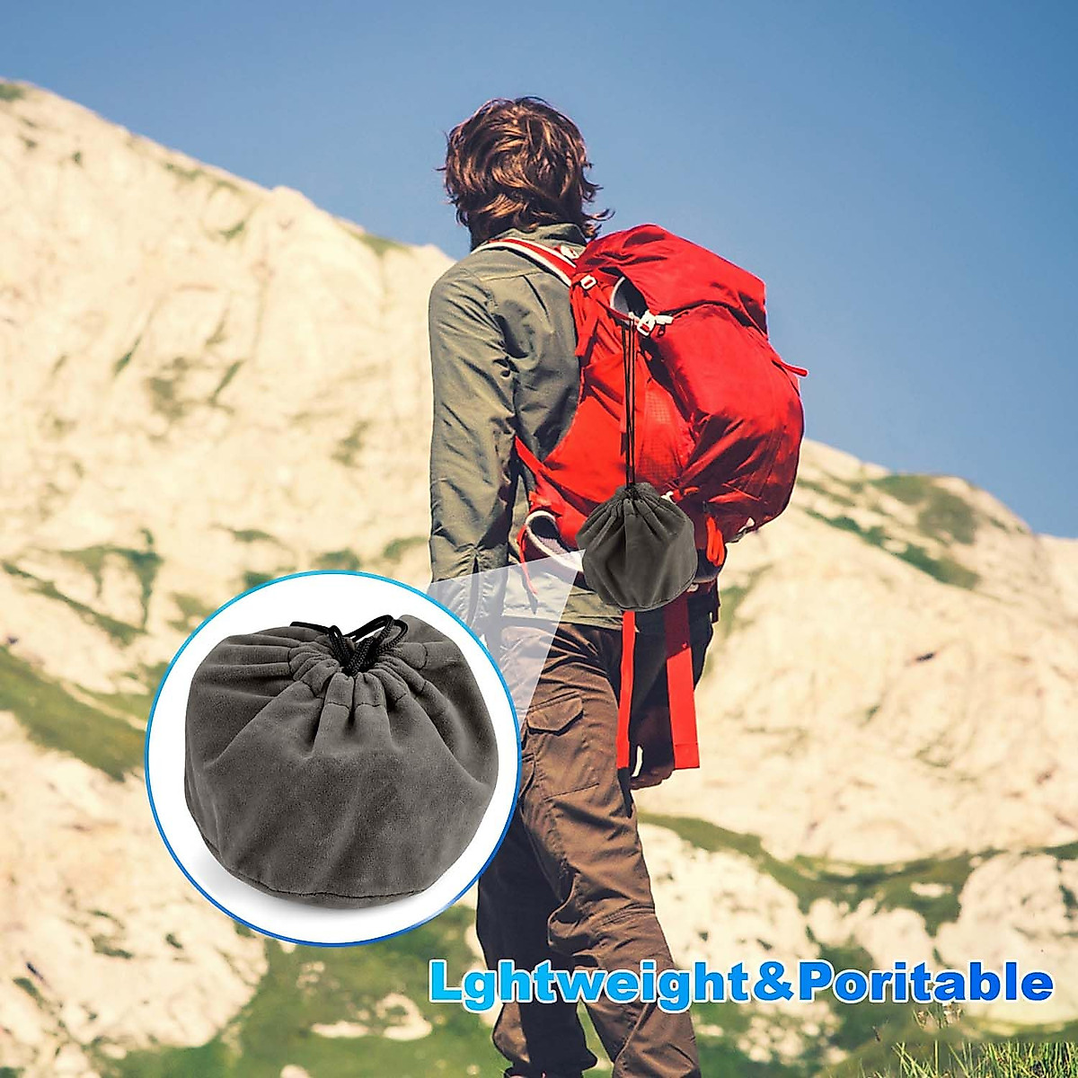 Mini Alcohol Backpacking Stove,Lightweight Brass Spirit Burner with Aluminium Stand, Portable Backpacking Stove for Camping, Hiking,Picnic (Gold)