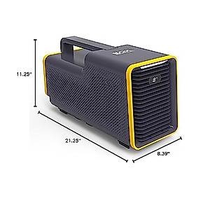 Emerson Quiet Kool 1,500 BTU Outdoor Utility Portable Air Conditioner and Dehumidifier for Camping, Tents, RVs, Garages and Pet Houses up to 100 Sq. Ft., AC for Camping with 5.9 ft. Power Cord