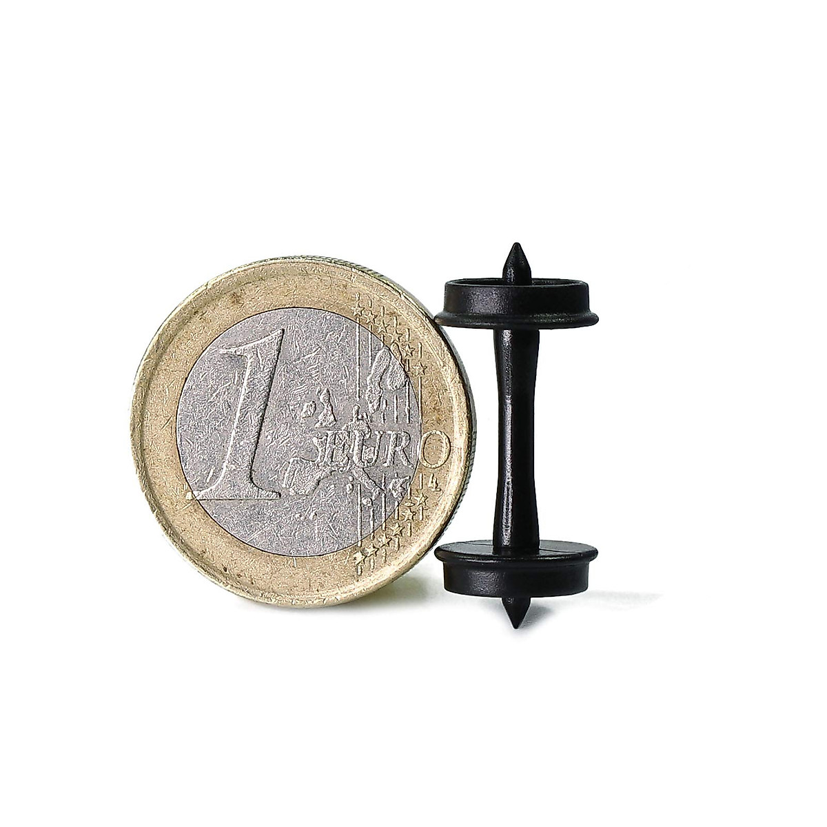 24pcs POM Plastic 33'' Wheels for Model Train 1:87 HO Scale Wheel HP28 (HO Scale)