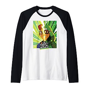 Miraculous Collection Carapace My Own Hero Raglan Baseball Tee