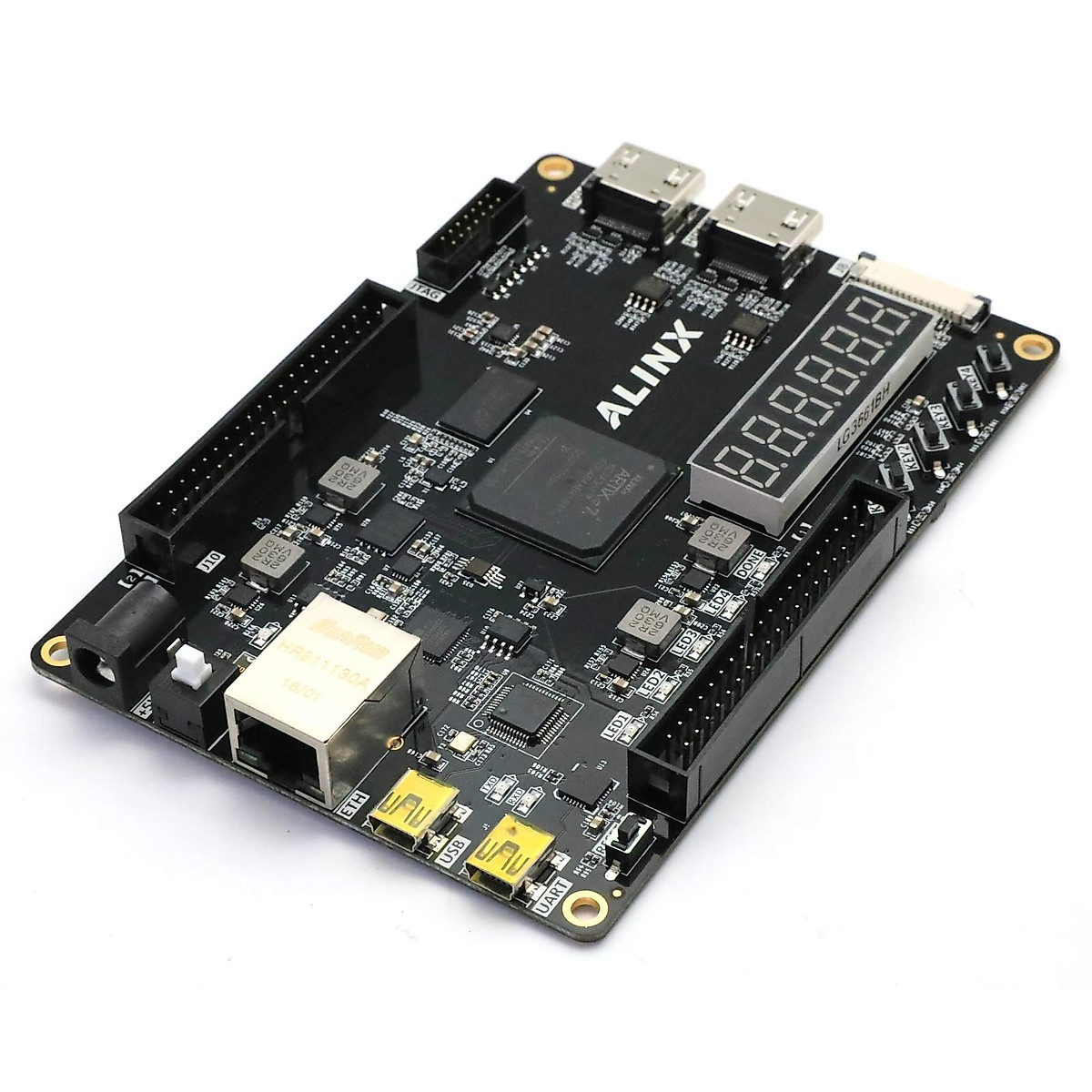 ALINX Brand XILINX A7 FPGA Development Board Artix-7 XC7A35T Ethernent HDMI PFC (FPGA Board with DA Module)