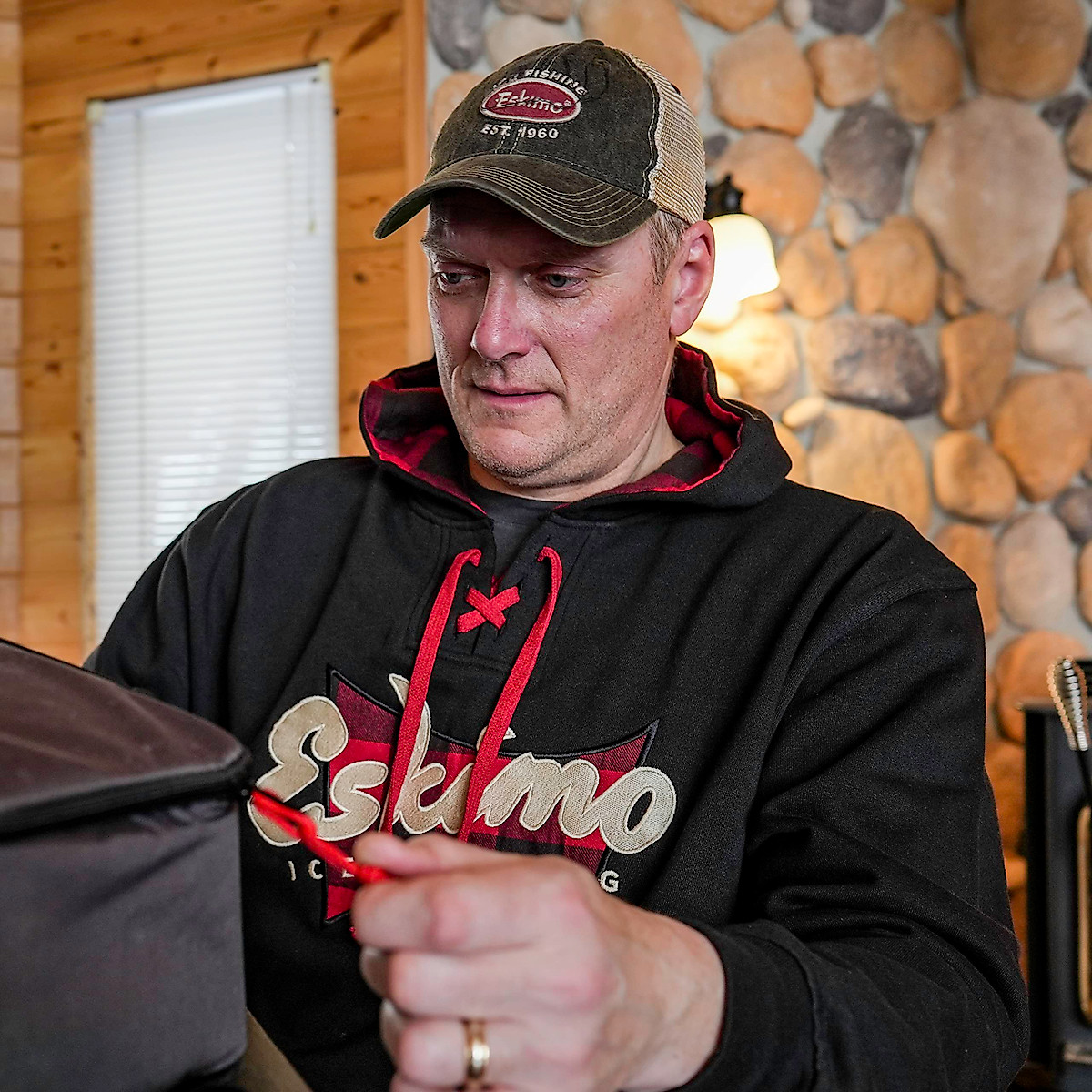 Eskimo® Polar Hockey Hoodie, Unisex, Black Ice, Large