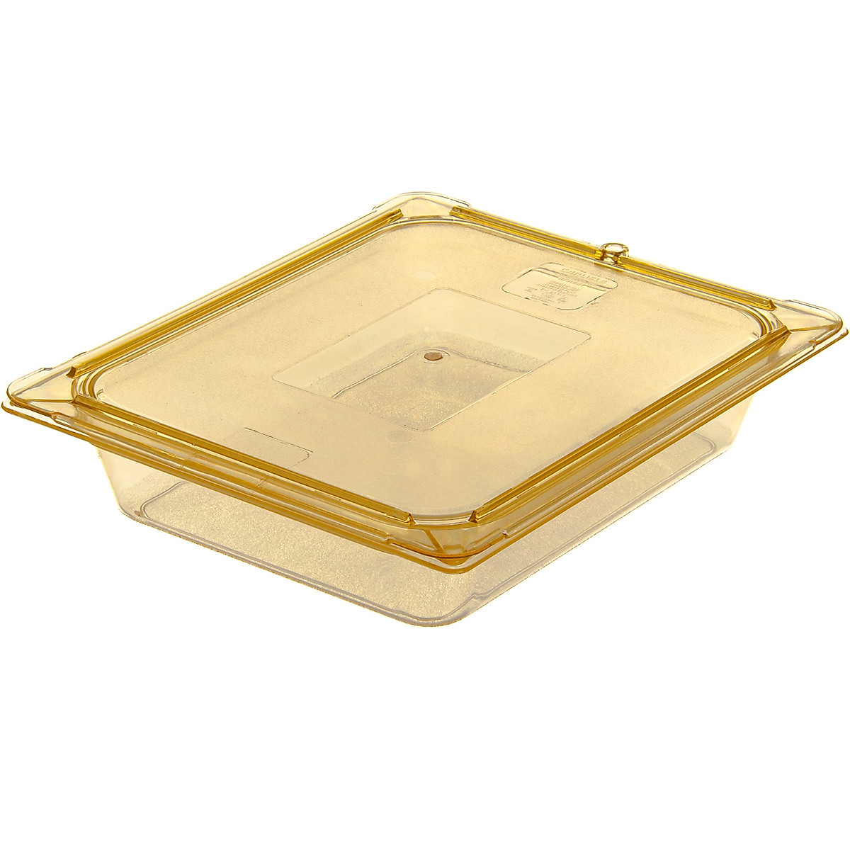 Carlisle FoodService Products 10420B13 StorPlus High Heat Food Pan, 2.5" Deep, Half Size, Amber