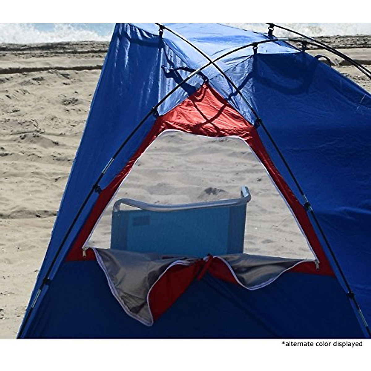 RIO Brands Beach Portable Sun Shelter, Blue, Large