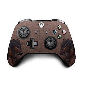 Head Case Designs Officially Licensed Simone Gatterwe Mechanical Gear Steampunk Horse Vinyl Sticker Gaming Skin Decal Cover Compatible with Xbox One S Console and Controller Bundle