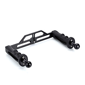 Poyinco Underwater Video Light Stabilizer Tray, Lightweight Aluminium Tray for GoPro OSMO and Any Other Camera with 1/4 inch Screw Hole