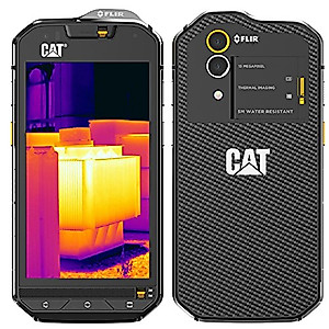 CAT Phones CS60SUBUSAUN S60 Rugged Waterproof 32 GB Smartphone with Integrated FLIR Camera