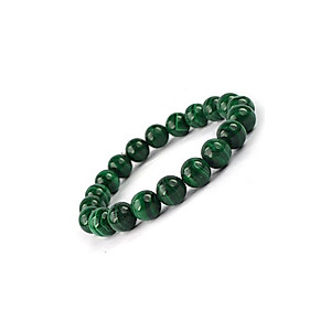 DHYANARSH Original Natural AAA Malachite Bracelet - Genuine Malachite for Spiritual Healing Jewelry
