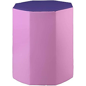 M HI-Mat Octagon Tumbler 24.4" x 28.7" Octagon Gymnastics Mat Skill Shape Handsprings Backbend Somersault Tumbling Trainer for Home Gym Fitness (Purple & Pink)