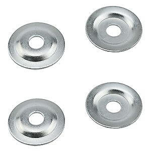 MEETOOT 4pcs Bench Grinder Arbor Washer/Flange for Grinding/Wire Wheel/Collar for Grinding Polishing Shaft Motor Bench Grinder, Hole Diameter 10mm