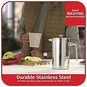 GoodCook Koffe 8-Cup Stainless Steel Thermal Coffee Press