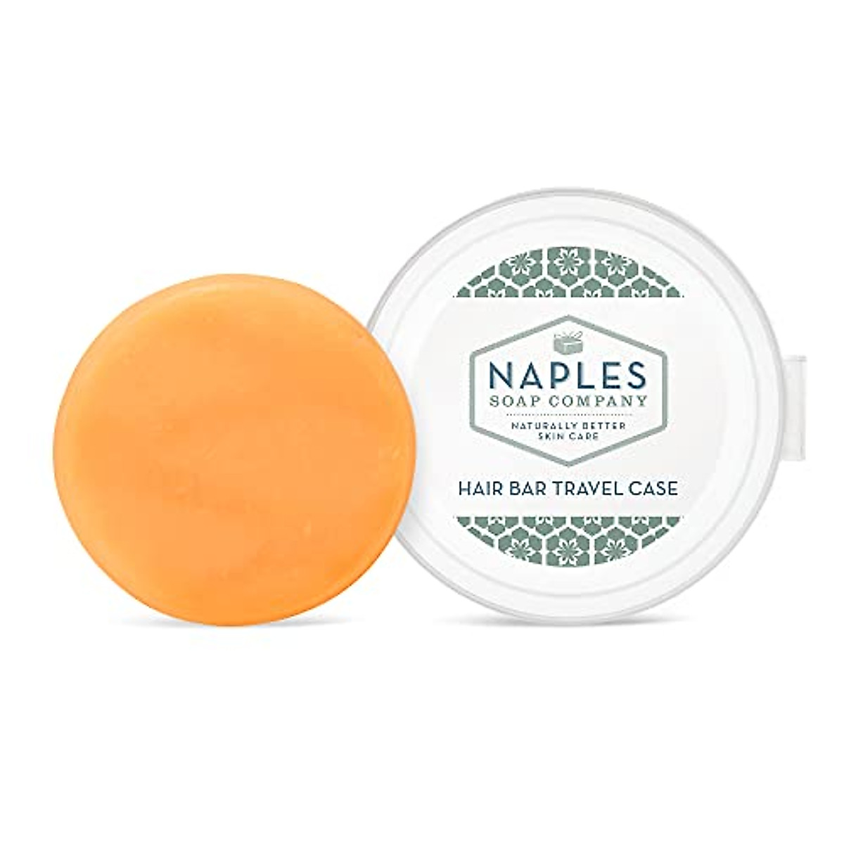 Naples Soap Company, Protein Enriched, 50-75 Use, Solid Hair Conditioner Bar, Eco-Friendly Haircare, Helps Ensure Vibrant, Healthy Hair, All Hair Types, Florida Fresh, 1 oz