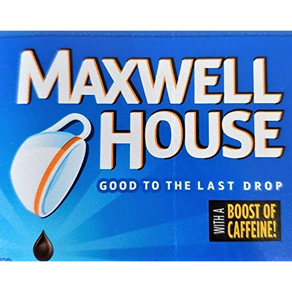 Maxwell House Morning Boost Medium Roast Ground Coffee with a Boost of Caffeine (26.7 oz Canister)