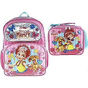 Fancy Nancy 'Pretty Butterfly' 16" Backpack and Matching Insulated Lunch Bag