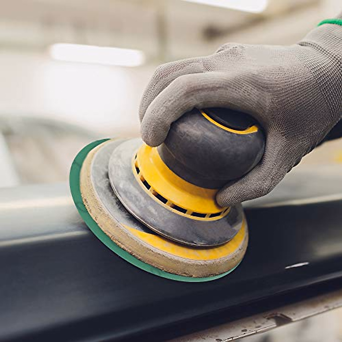 LotFancy 6 Inch PSA Sanding Discs with Tabs, 30PCS 400 600 800 1000 1500 2000 Grit Self Adhesive Wet Dry Green Film Sandpaper Assortment, Random Orbital Sander Fine Grit Sand Paper