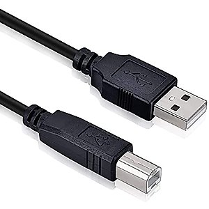 PPJ USB 2.0 Cable Cord for Canon MP190 MP240 MP260 MP480, Canon SELPHY CP770 ES40 Photo Printer, Canon SELPHY CP400 CP600 CP780 Digital Photo Thermal Printer, Canon MP480 All in One Printer 120080