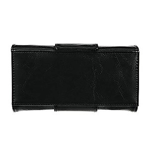 Restyle Moon Night Bat Wings Black Faux Leather Tri-Fold wallet