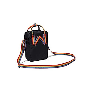 Fjällräven Kånken Rainbow Sling Black/Rainbow Pattern One Size