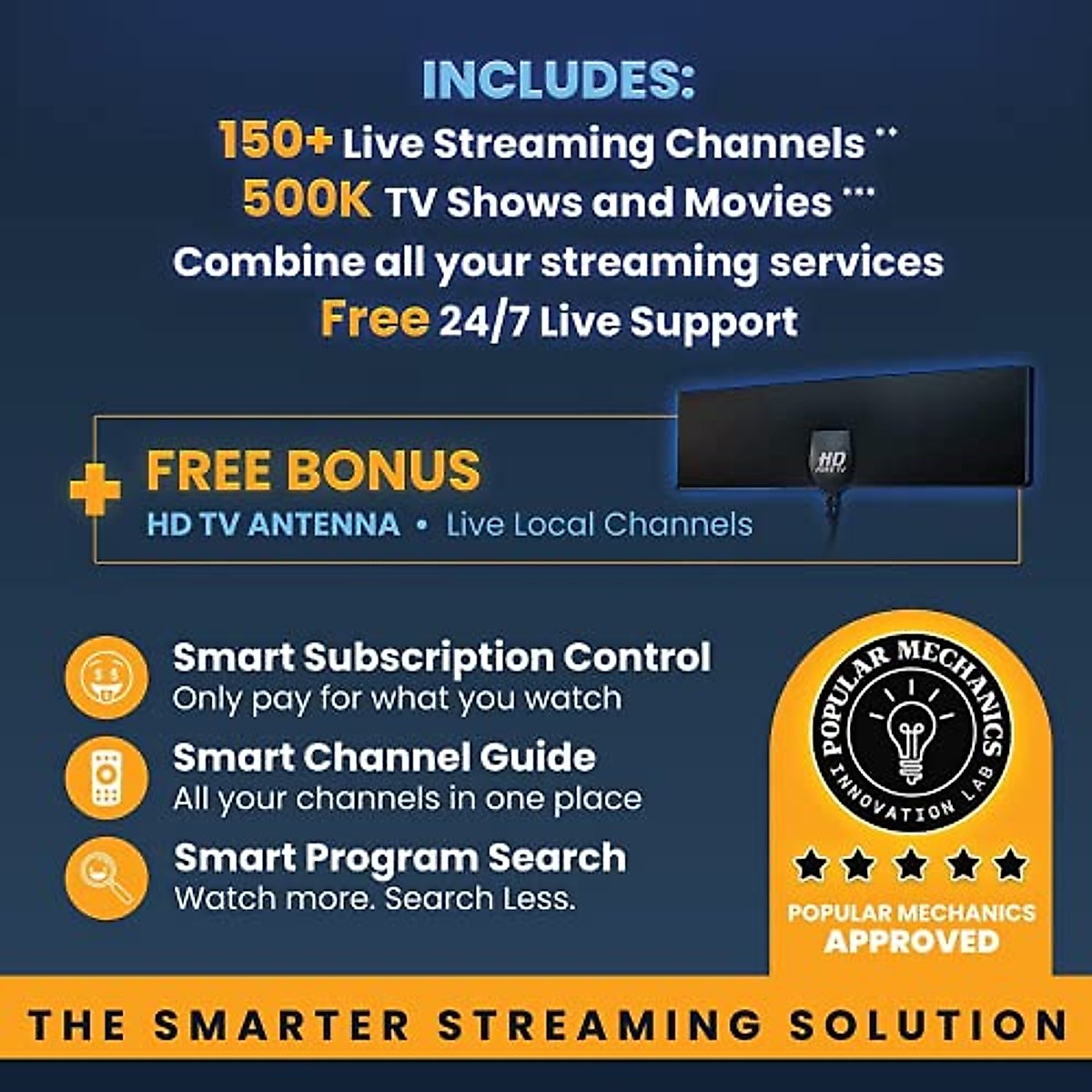 SelectTV Streaming TV Kit - Take Control of All Your Entertainment Discover The Best Entertainment from All of Your Apps-Plus Access Live Local and Digital Channels with This Streaming Kit